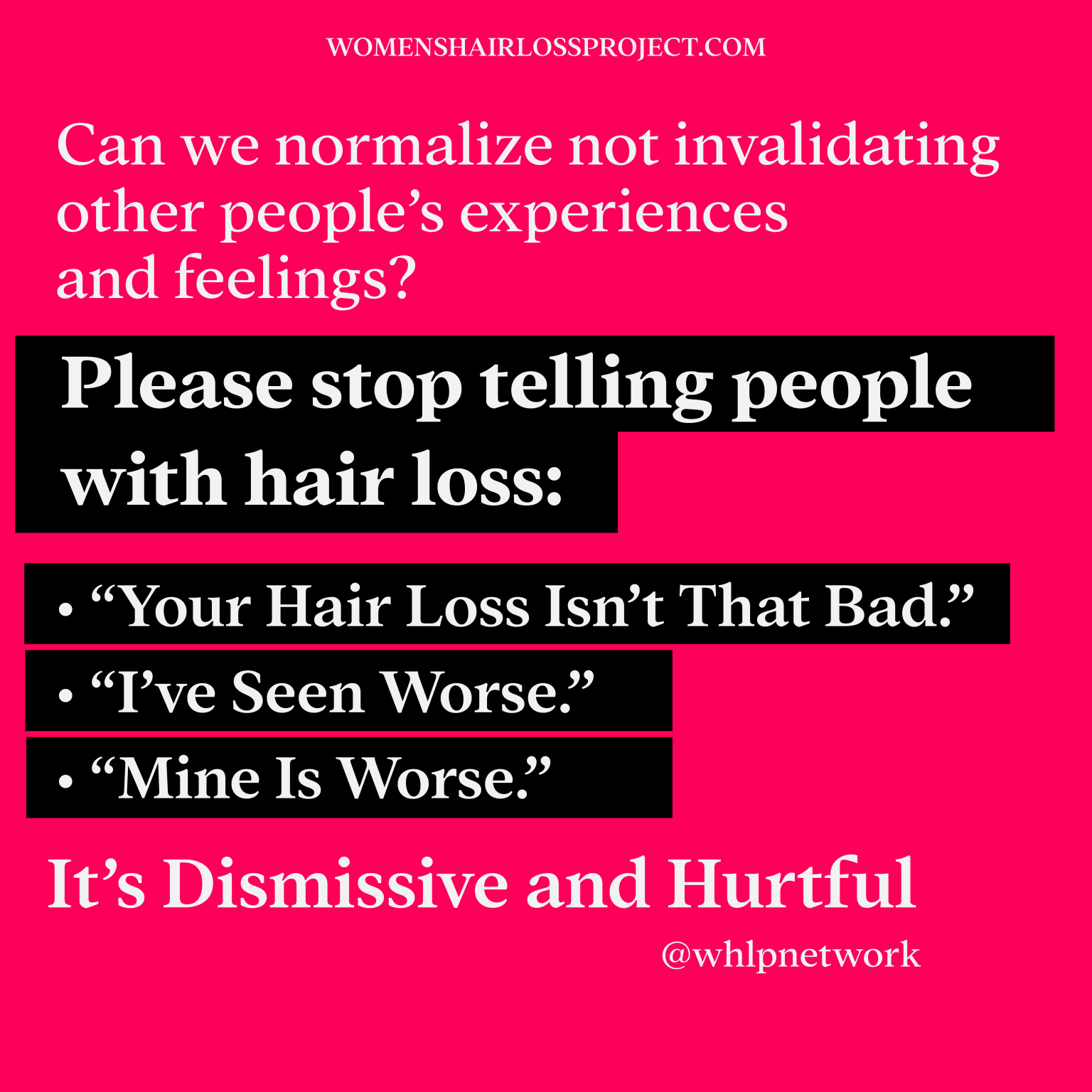 Women’s Hair Loss Project | Help, Hope and Understanding